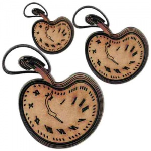 Wonky Pocket Watch - Alice in Wonderland Shapes